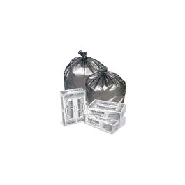 Pitt Plastics TI3340S Titanium Silver Garbage Bags - 33 x 40 - 33 ...